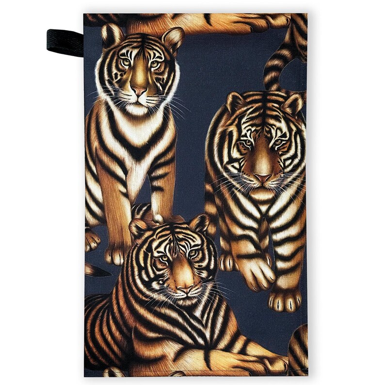Tiger Tea Towel - Etsy