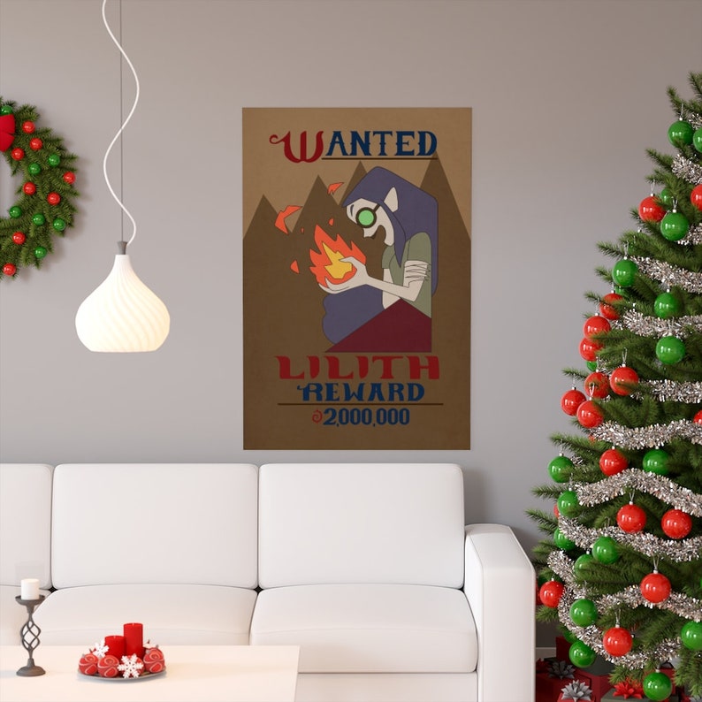 The Owl House Lilith Wanted Premium Matte Vertical Posters - Etsy