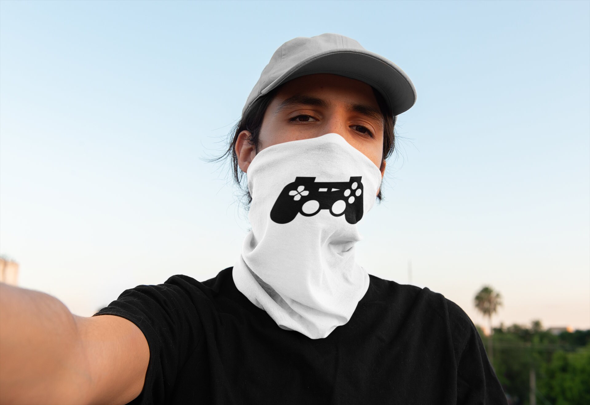 Fun Retro Gamer Mask. Neck Gaiter. Washable and Reusable. | Etsy