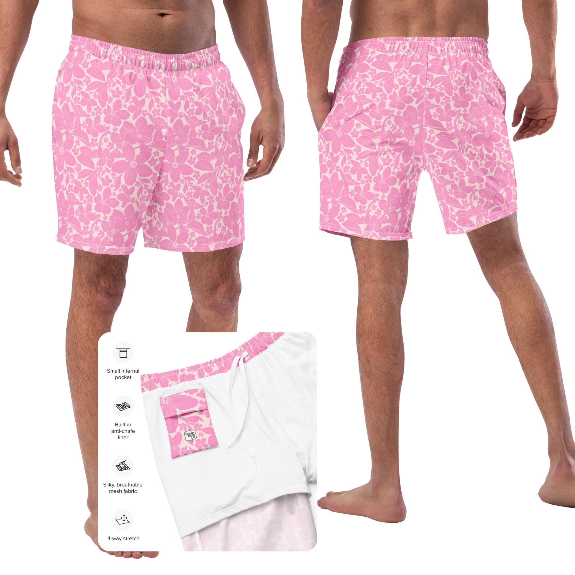 Romantic Floral Couples Swimwear - His & Hers Tropical Beach Honeymoon ...