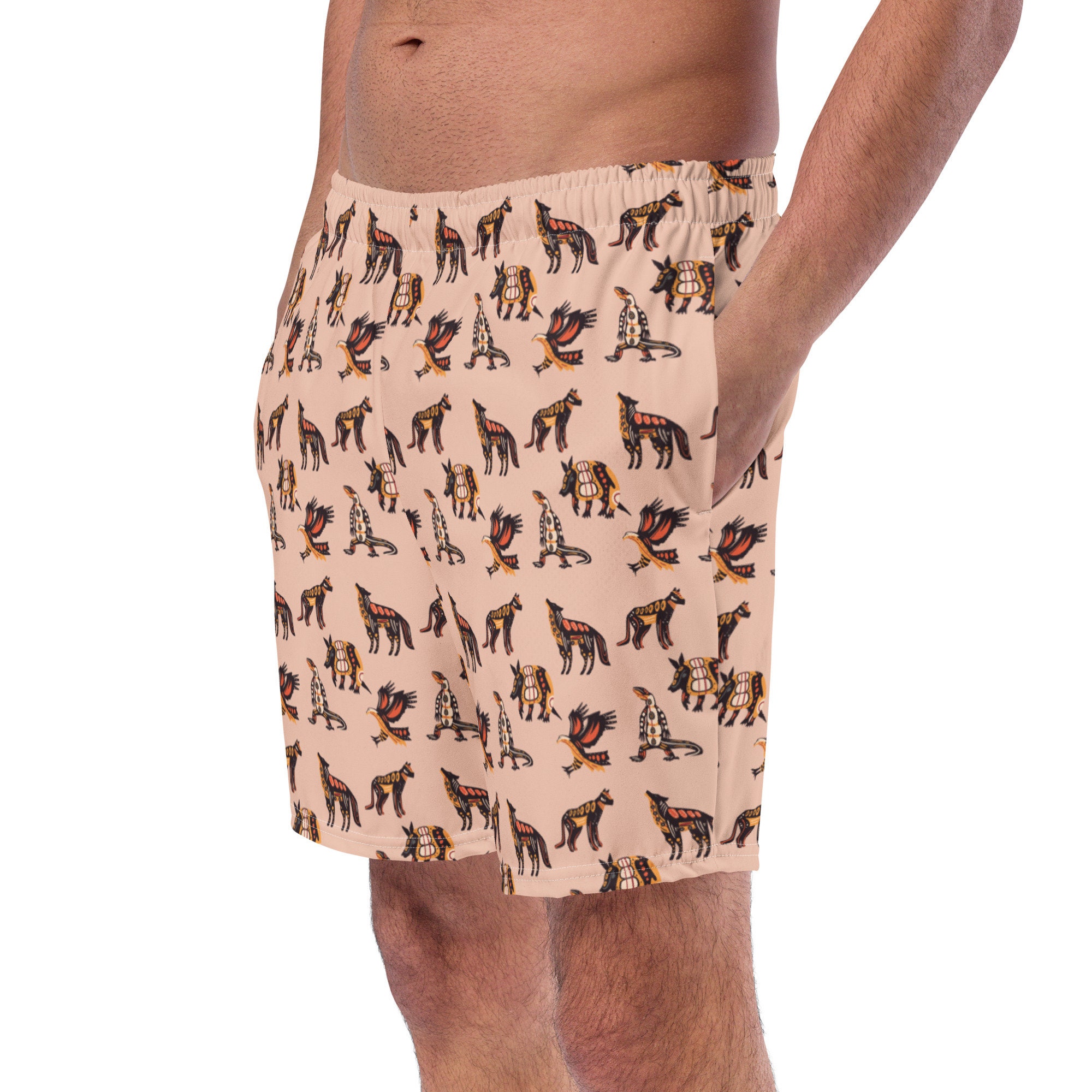 Matching Swimsuits. Indigenous Animals African Print Swimwear. - Etsy