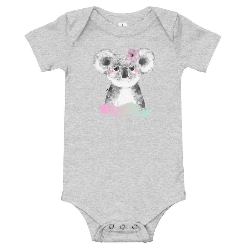 Cute Koala Bodysuit / Koala Baby Clothes / Infant Snap Suit / - Etsy