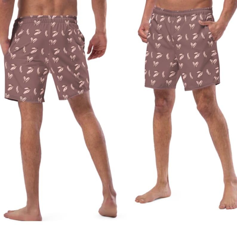 Matching Couples Swimsuits. His & Hers Couples Poolside. Honeymoon ...