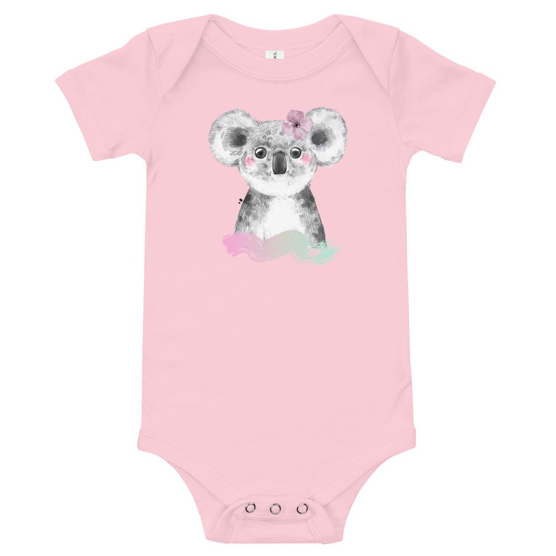 Cute Koala Bodysuit / Koala Baby Clothes / Infant Snap Suit / - Etsy