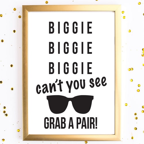 NOTORIOUS ONE Birthday Sign Biggie Party FAVORS - Etsy