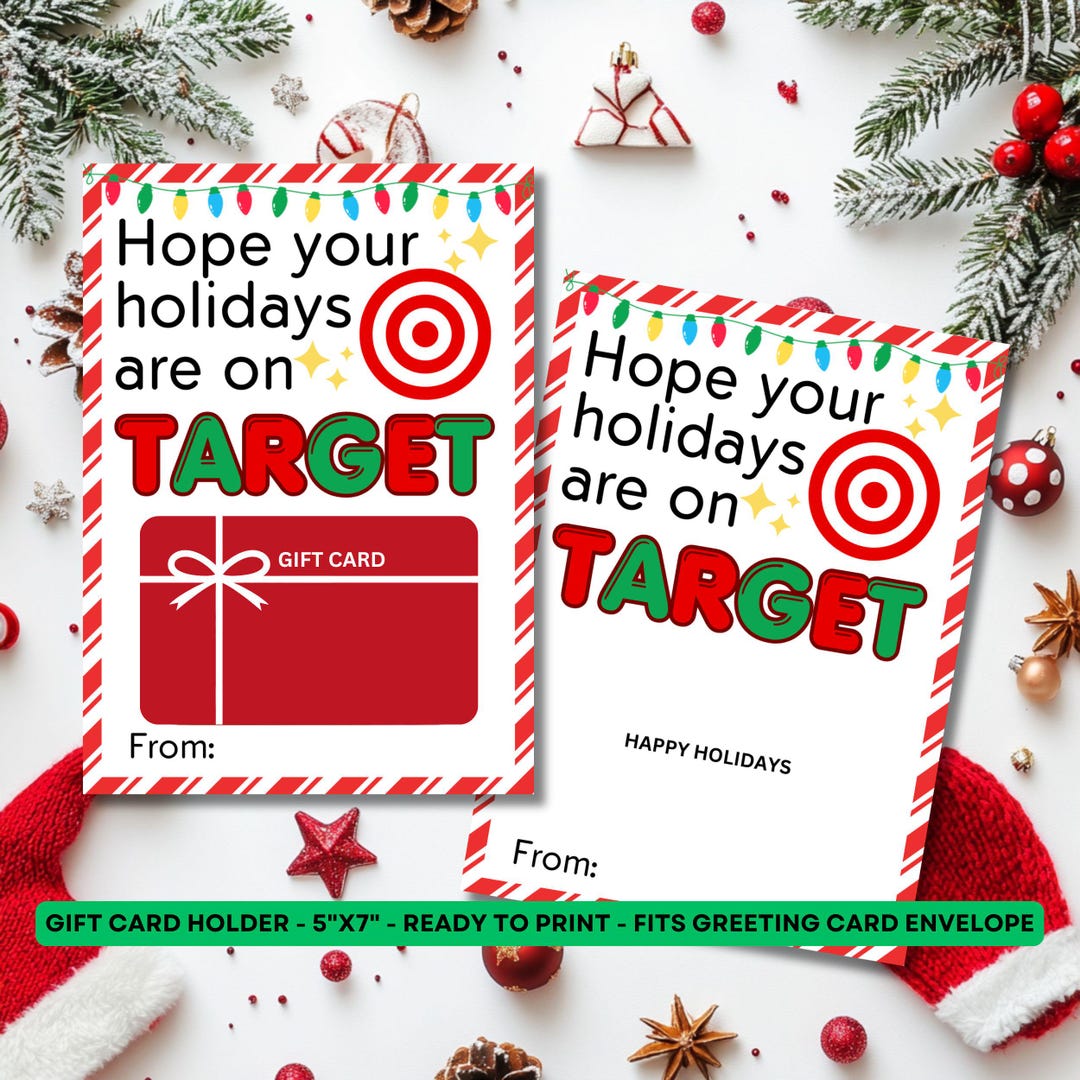 Target Gift Card Holder Christmas Gift Card Teacher Gift Coworker Gift ...