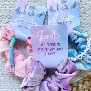 Birthday Era Scrunchie Friendship Bracelet Party Favors Birthday ...