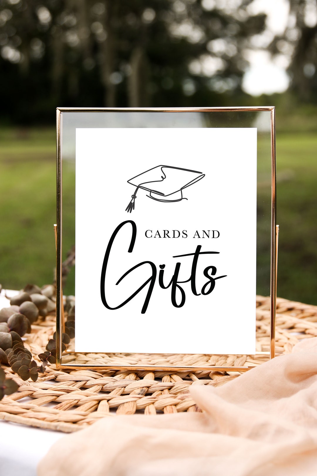 GRADUATION Sign - Cards & Gifts - Favors - Dessert Table - Treat Table ...
