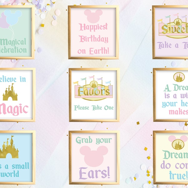 Disneyland Birthday Party Theme - Etsy