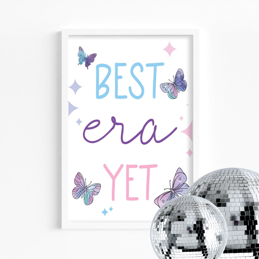 Birthday Best Era Birthday Version Signs Party Favor - Etsy