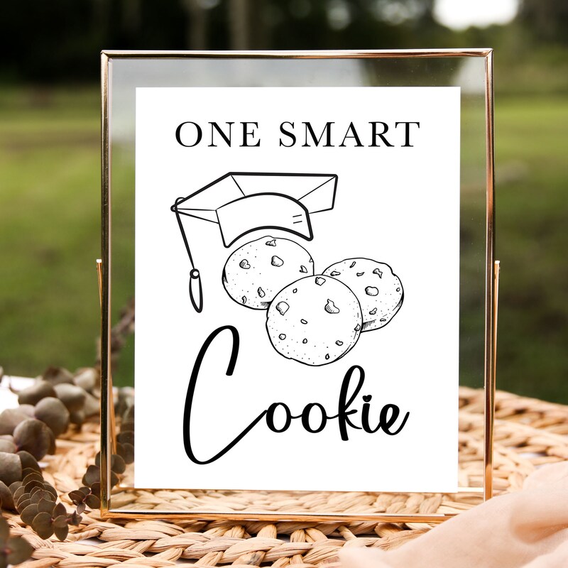 One Smart Cookie Sign - Etsy
