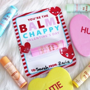 You're the Balm - Valentine Card - Class Valentine - Chapstick - School ...