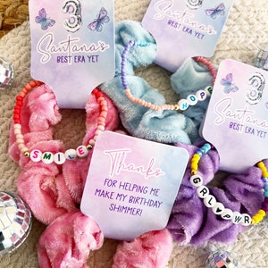Birthday Era Scrunchie Friendship Bracelet Party Favors Birthday ...