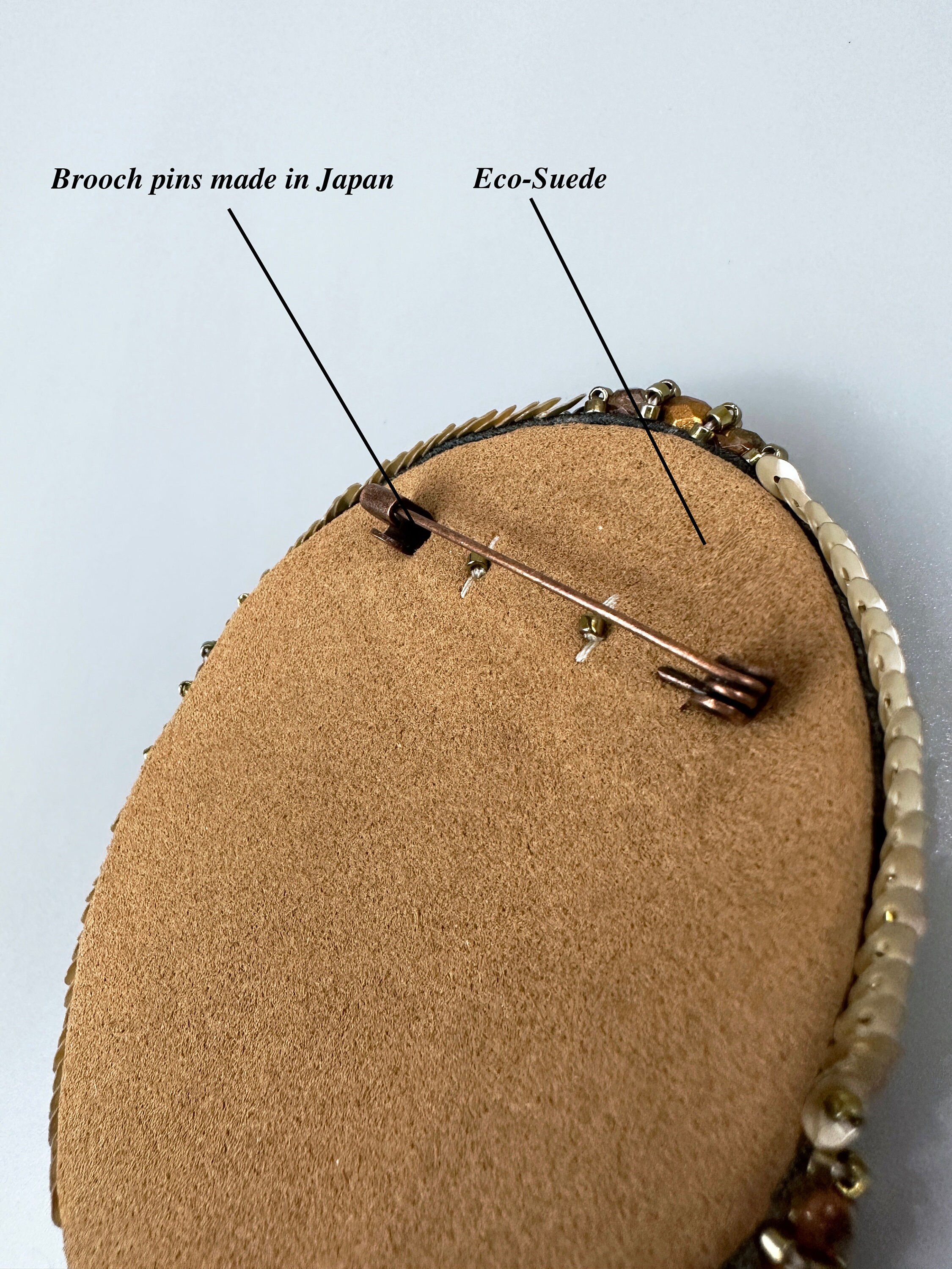 Vintage Brooch Pin, Victorian Portrait Embroidery Beaded Brooch Pin ...