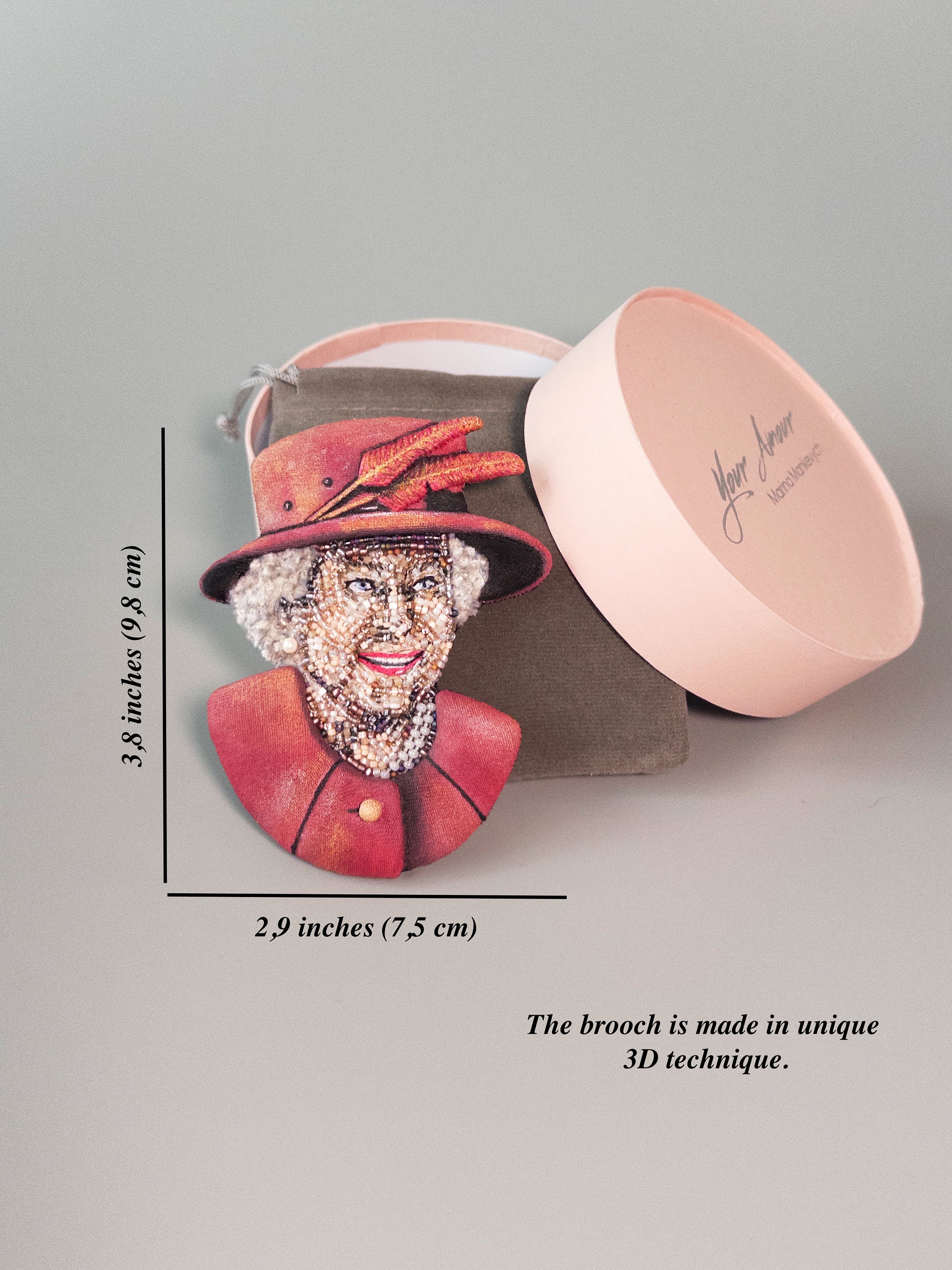 Queen Elizabeth Brooch Pin, Queen Elizabeth Coronation, Crown Brooch ...