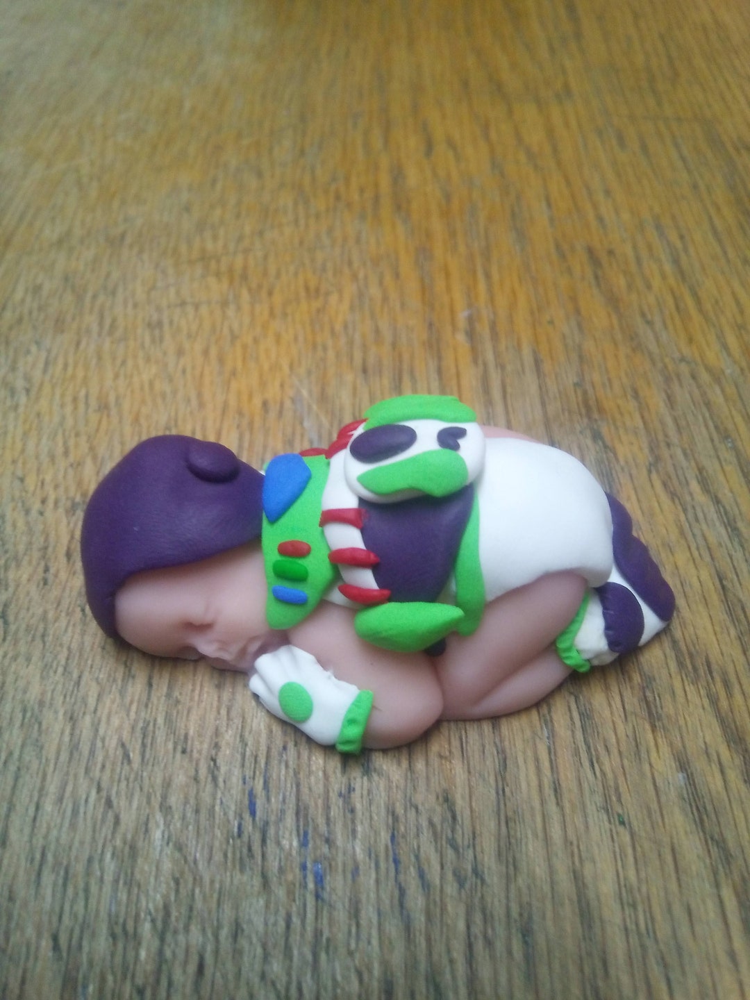 Buzz Lightyear Toy Story - 2.5" Sleeping Baby Custom Figurine Figure ...