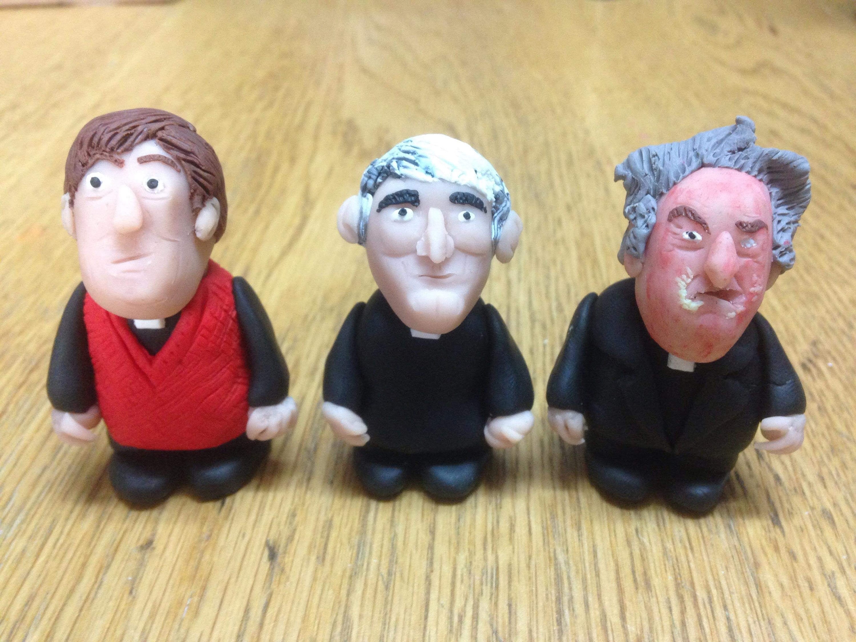 Father Ted - 3" / 4.5" / 6" Ted Dougal Jack Custom Figurine Figure Cake ...