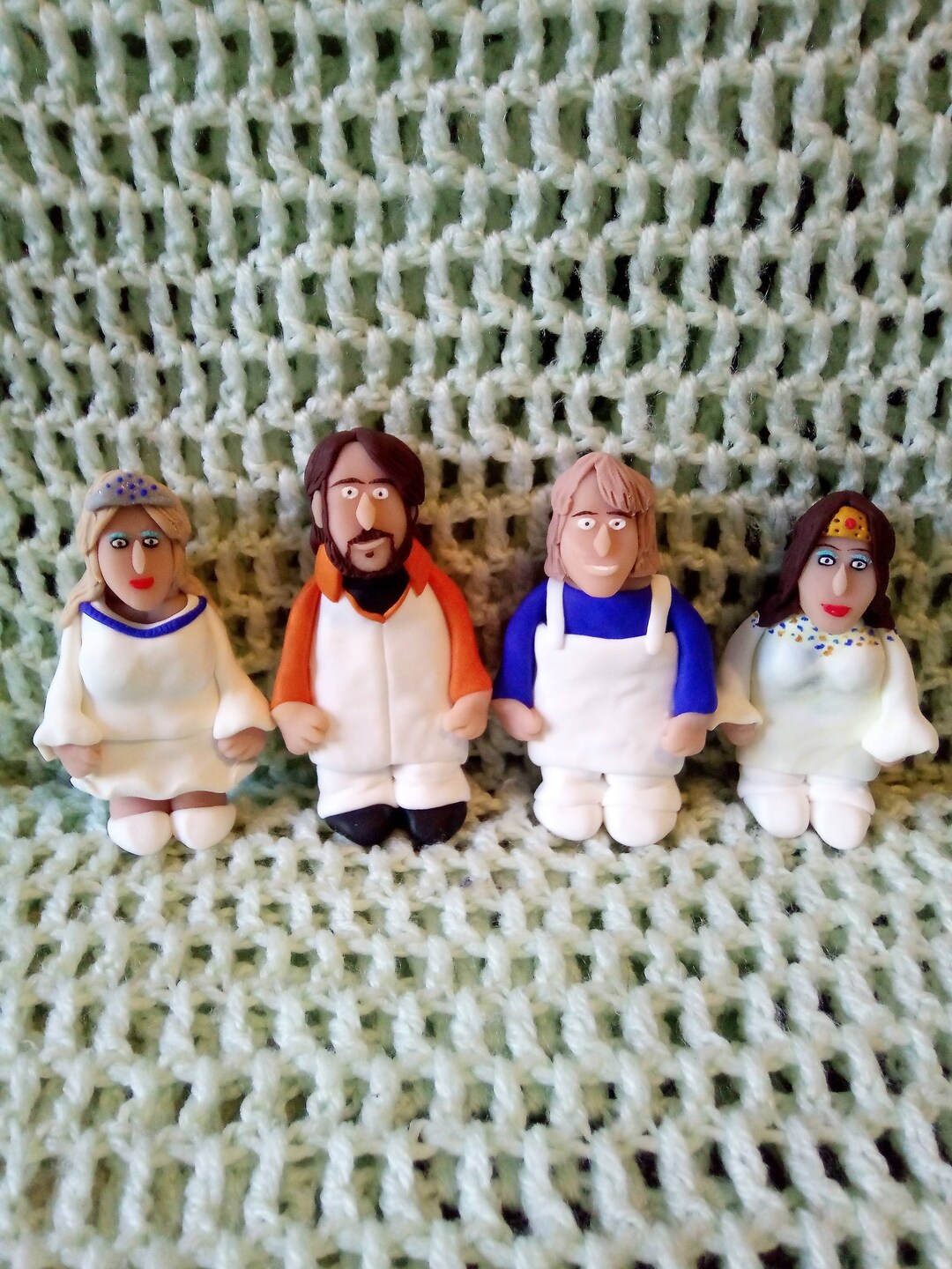 ABBA - 3" / 4.5" / 6" Björn Benny Agnetha Anni-frid Custom Figurine ...