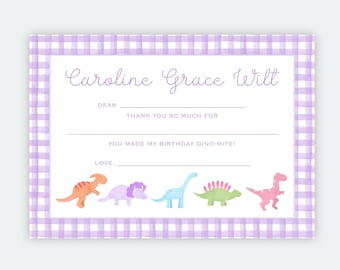 Printable Fill in the Blank Thank You Cards for Kids | Etsy