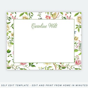 Printable Stationery for Women Personalized Stationery for - Etsy