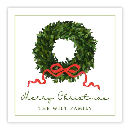 Watercolor Christmas Gift Tags Digital Gift Tag Printable - Etsy