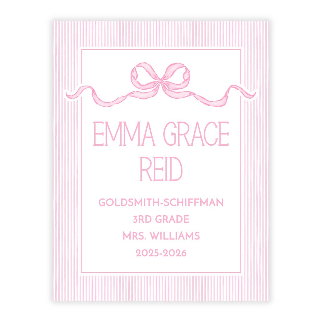 PRINTABLE Editable School Binder Cover | 8.5x11 Personalized Corjl ...