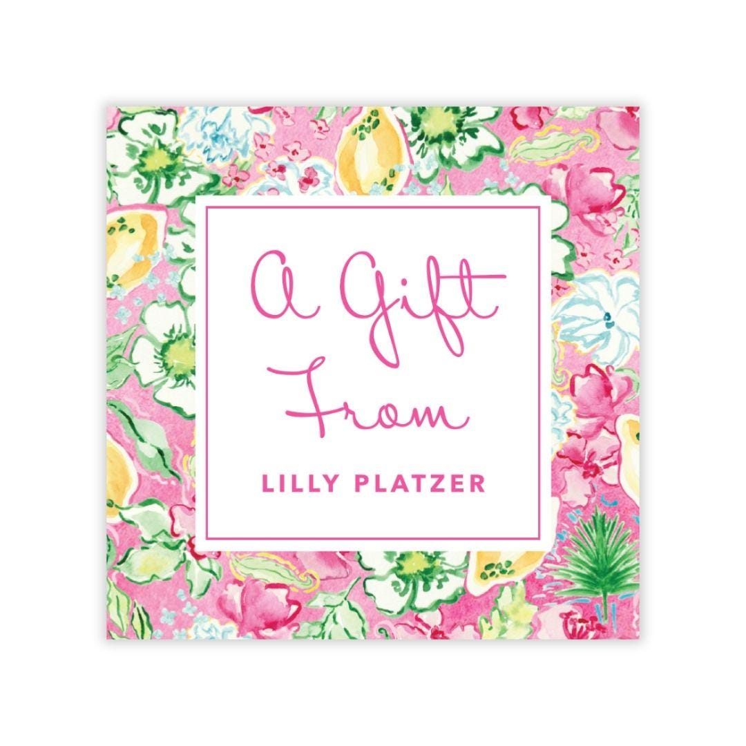 PRINTABLE Lemon Gift Tag Template | Editable Corjl Tag With Bright ...