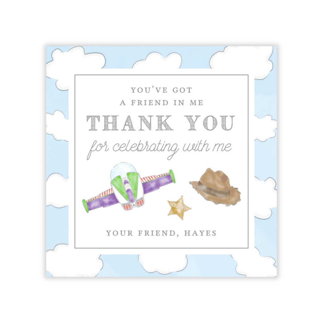 Printable Toy Birthday Party Favor Tags, Toy Birthday Party Favors, Toy ...