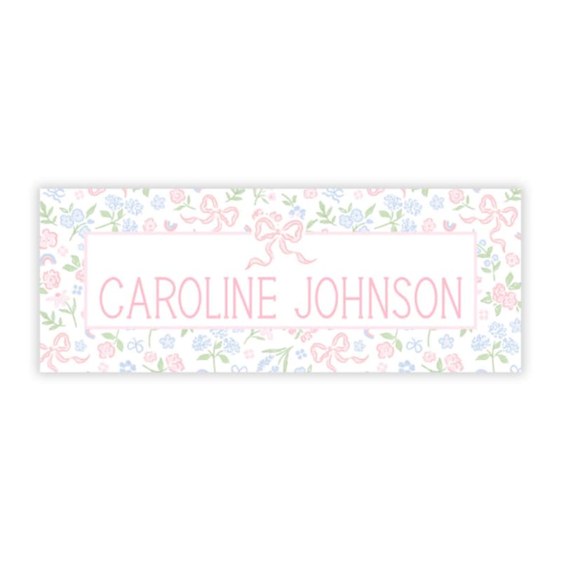 Coquette Name Label - Etsy