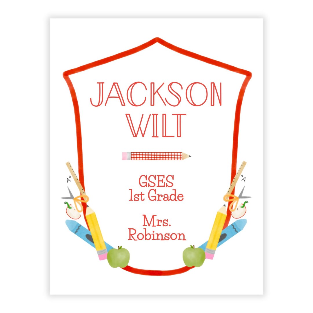 PRINTABLE Editable School Binder Cover | 8.5x11 Personalized Corjl ...