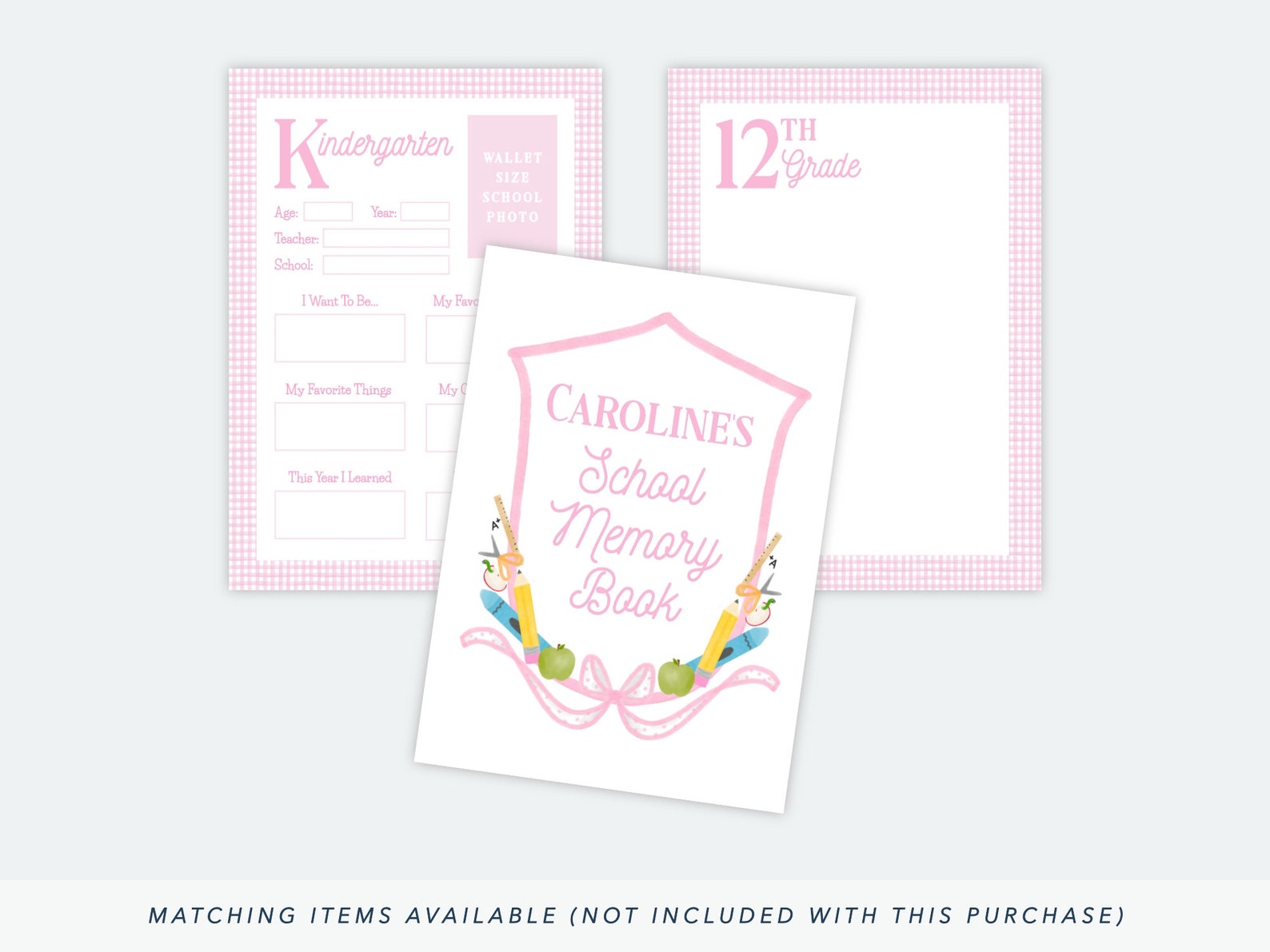 Printable School Memory Book Cover Page School Memory Box - Etsy