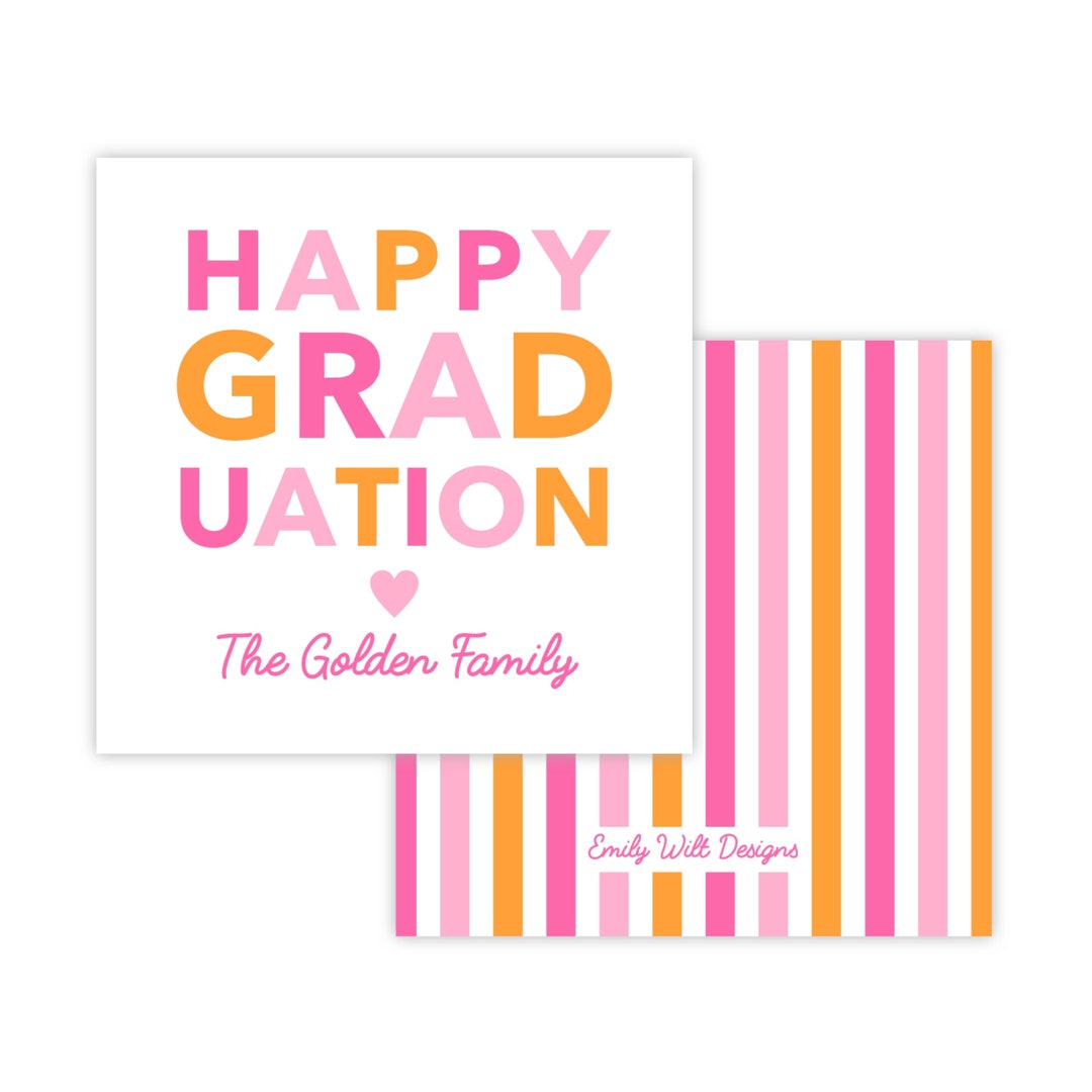 Printable Graduation Gift Tags, Happy Graduation Enclosure Cards ...