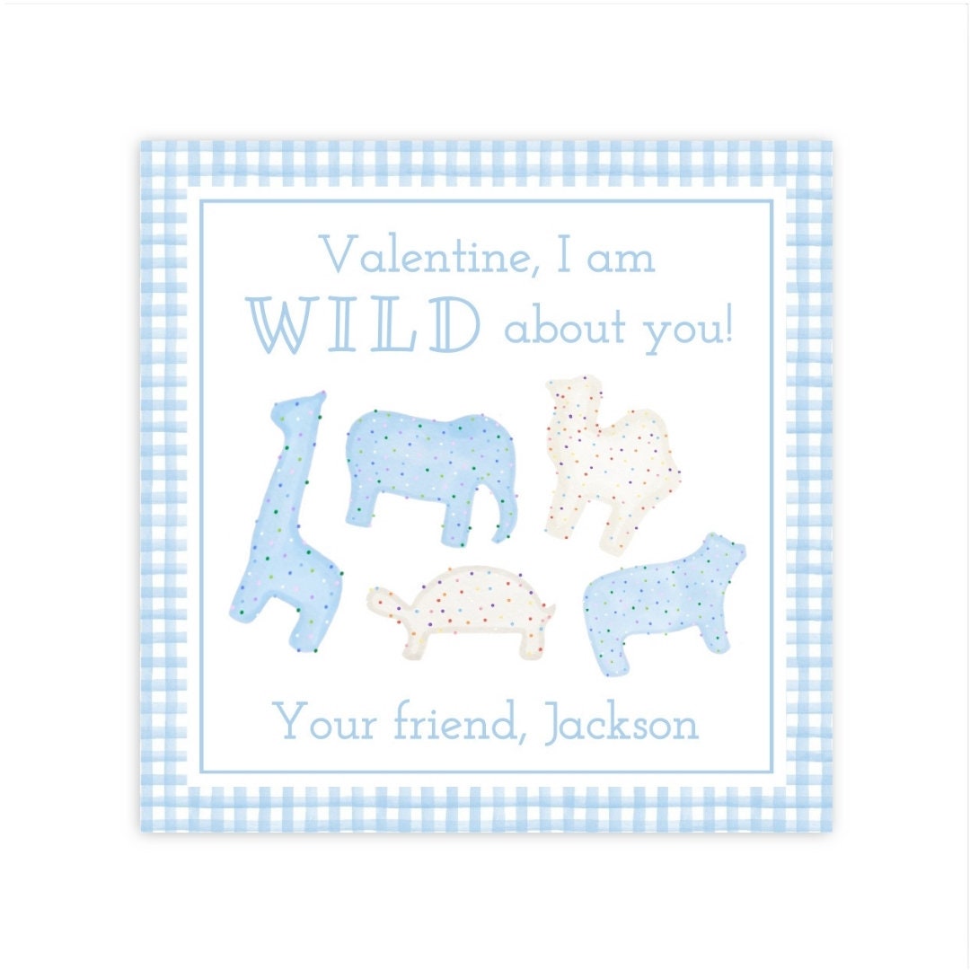 Printable Valentines Day Cards for Kids, Valentine Tags, Zoo Valentine ...