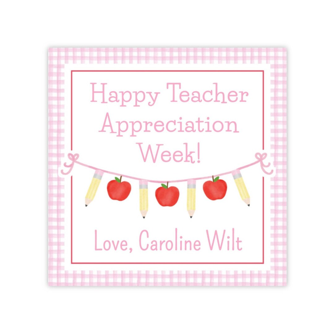 Printable Teacher Appreciation Gift Tag, Teacher Gift Tag, Teacher ...