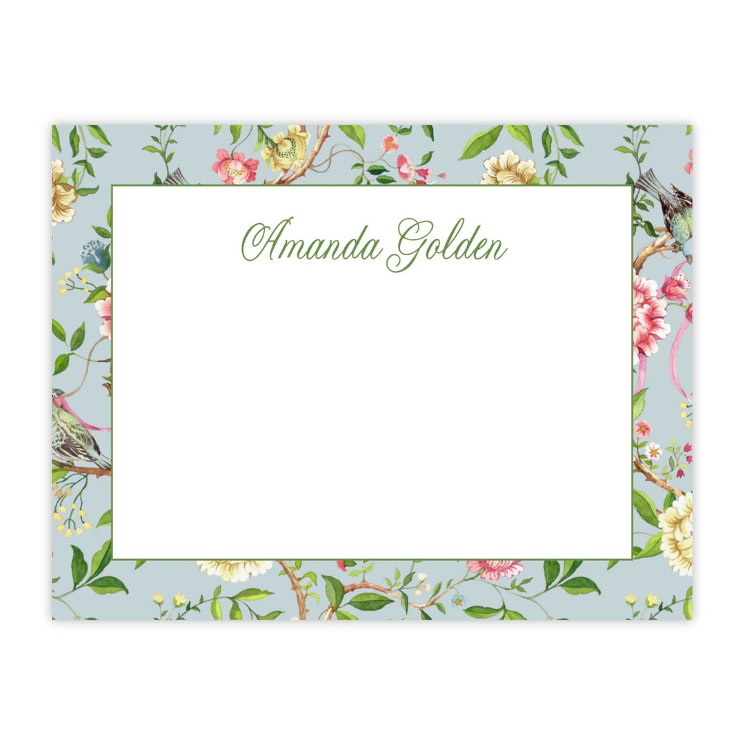 Printable Stationery for Women, Personalized Stationery for Women ...