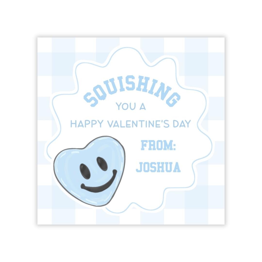 Printable Squishy Valentine Tag, Digital Squish Valentine Card ...