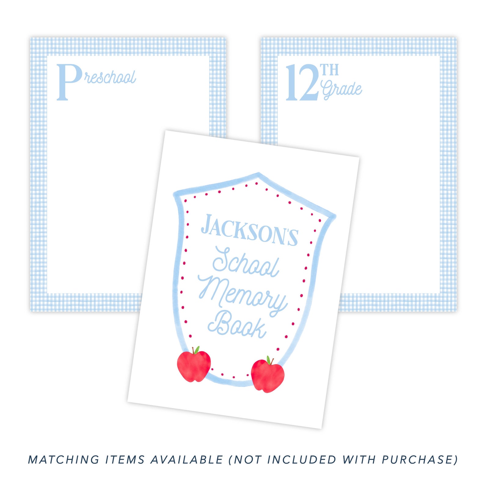 PRINTABLE Blank School Memory Pages K–12 | Editable School Memory Book ...