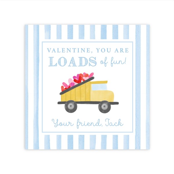 Construction Valentine - Etsy