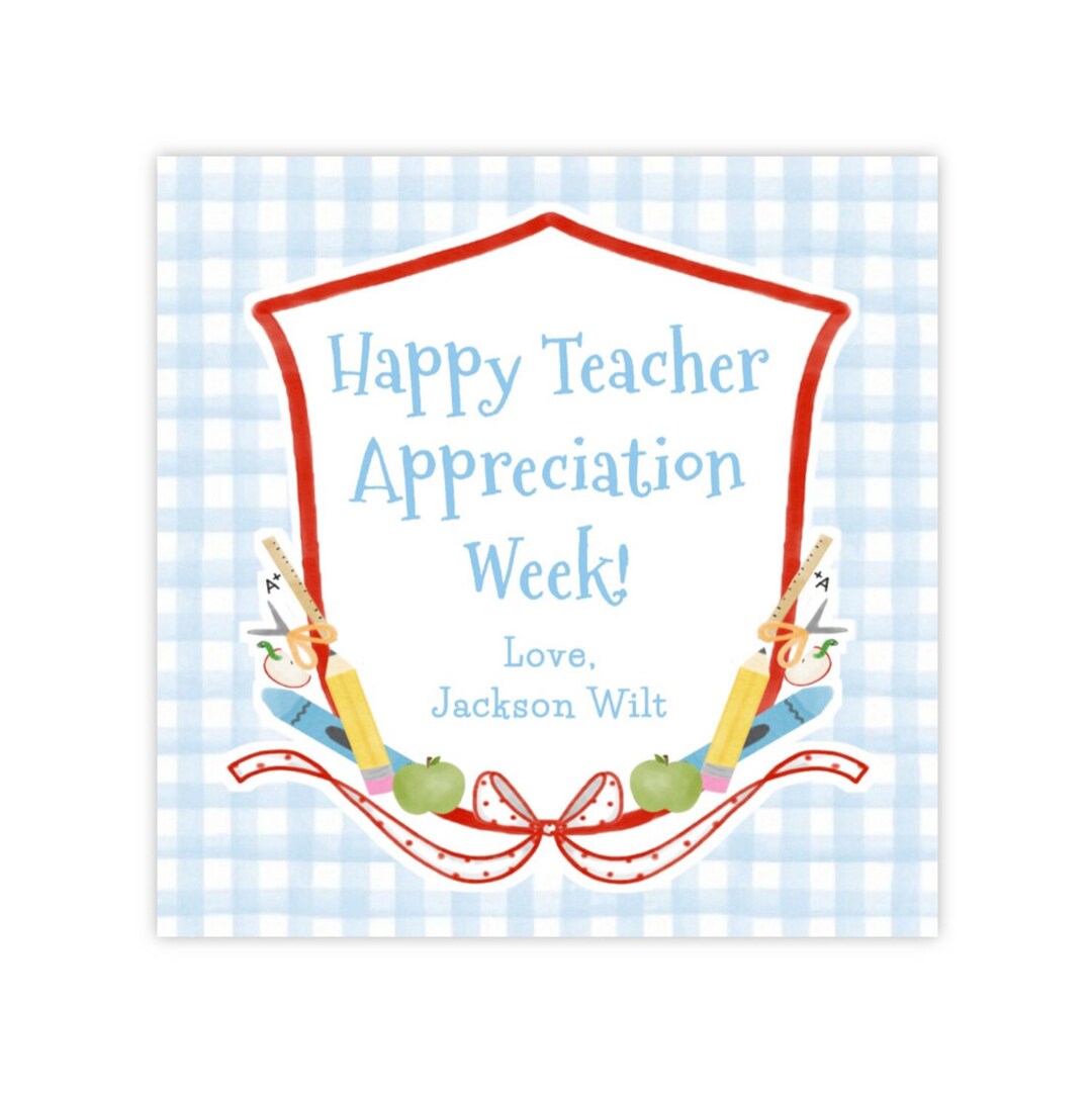 Printable Teacher Appreciation Gift Tag, Teacher Gift Tag, Teacher ...