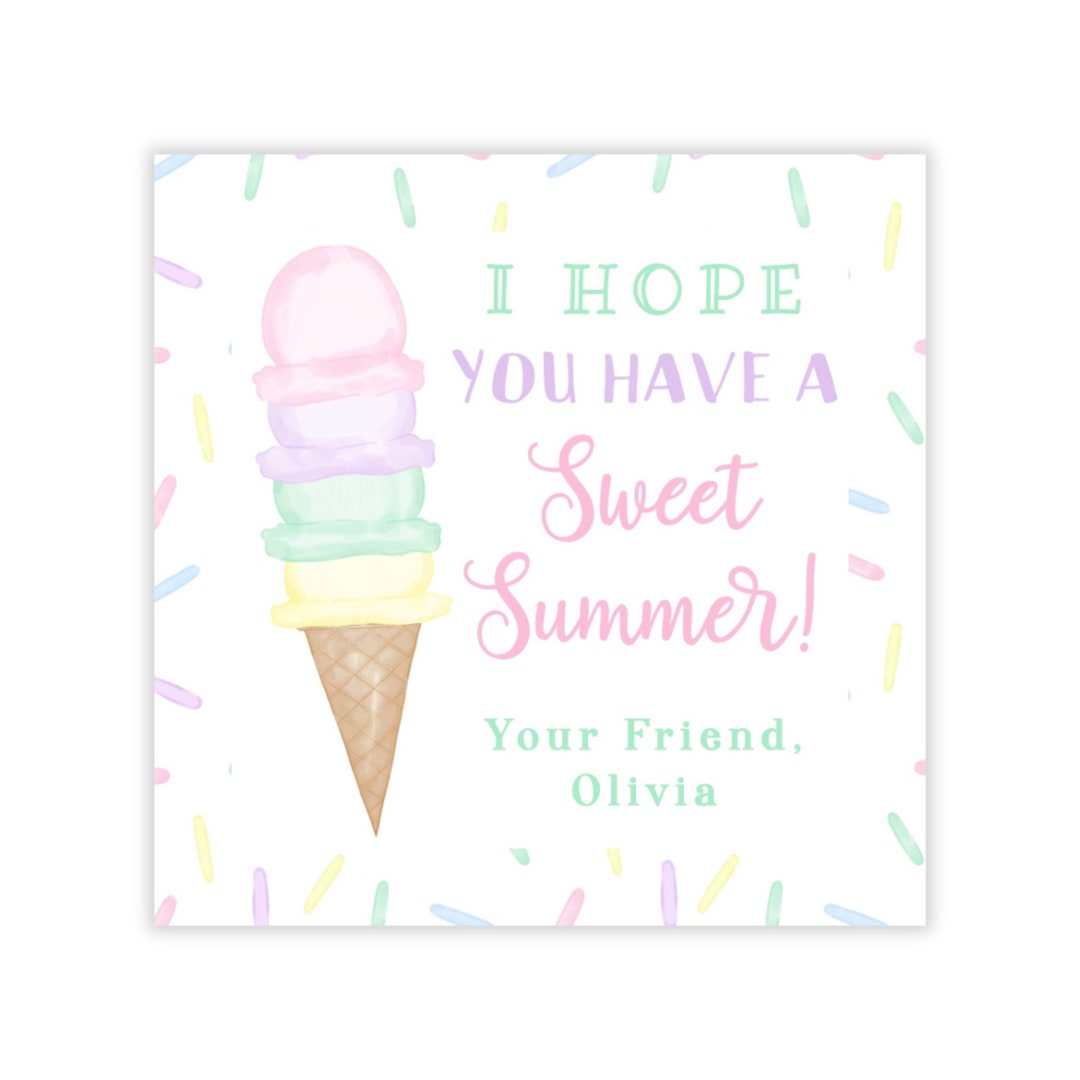 Printable End of School Gift Tags for Class, Last Day of School Gift ...