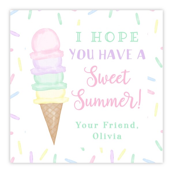 Ice Cream Printable - Etsy
