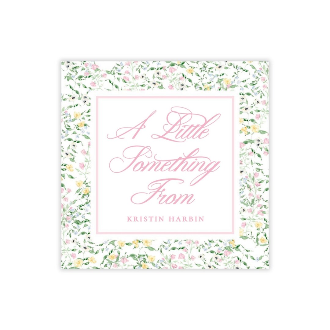 Printable Enclosure Cards, Printable Gift Tag, Watercolor Floral Gift ...