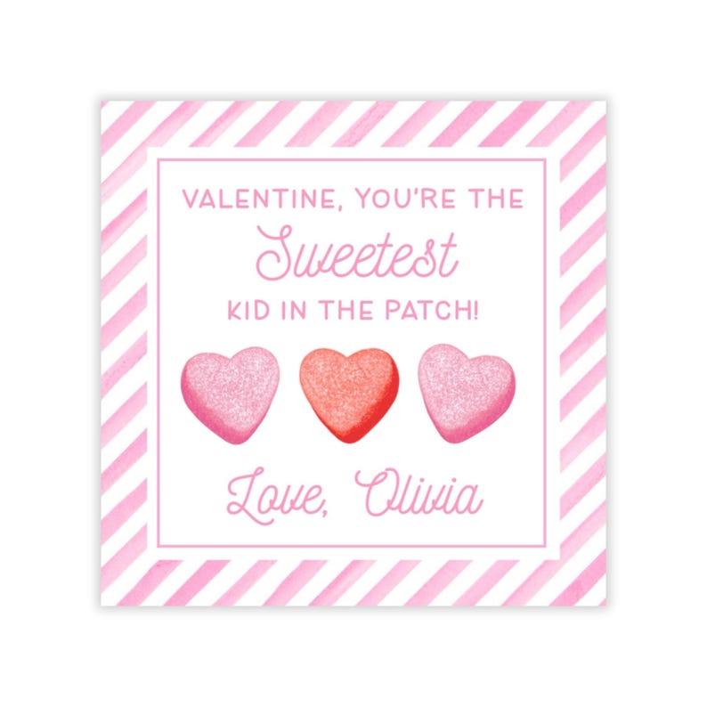 Printable Valentines Day Cards for Kids, Valentine Tags, Sour Heart ...