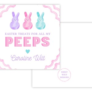 Printable Peeps Gift Tags Digital Peeps Gift Tags Printable - Etsy