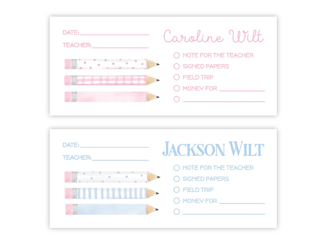 PRINTED School Money Envelopes | Personalized Set of 20 | Back to ...