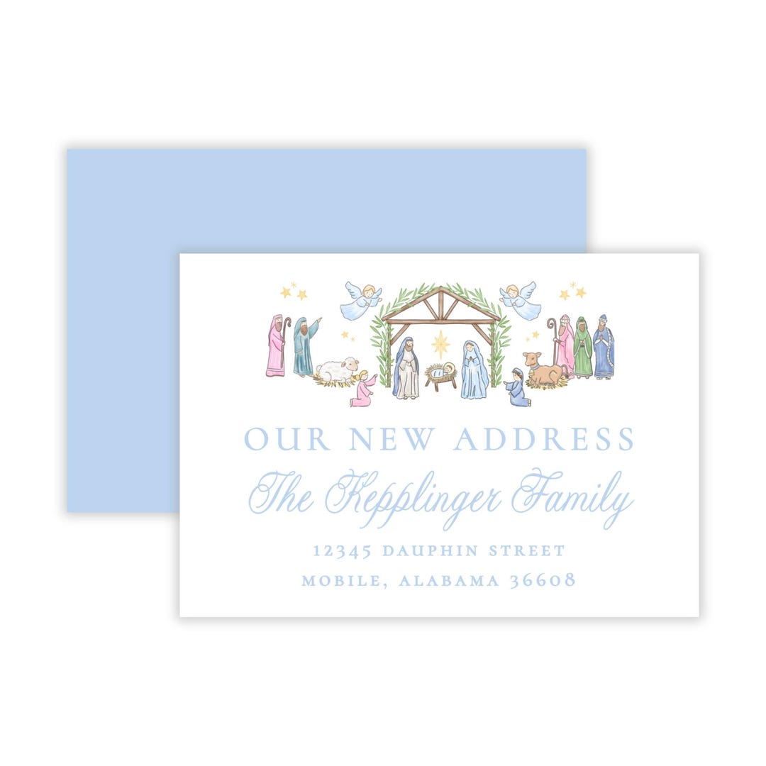 Printable Change of Address Cards, New Address Enclosure Cards, Digital ...
