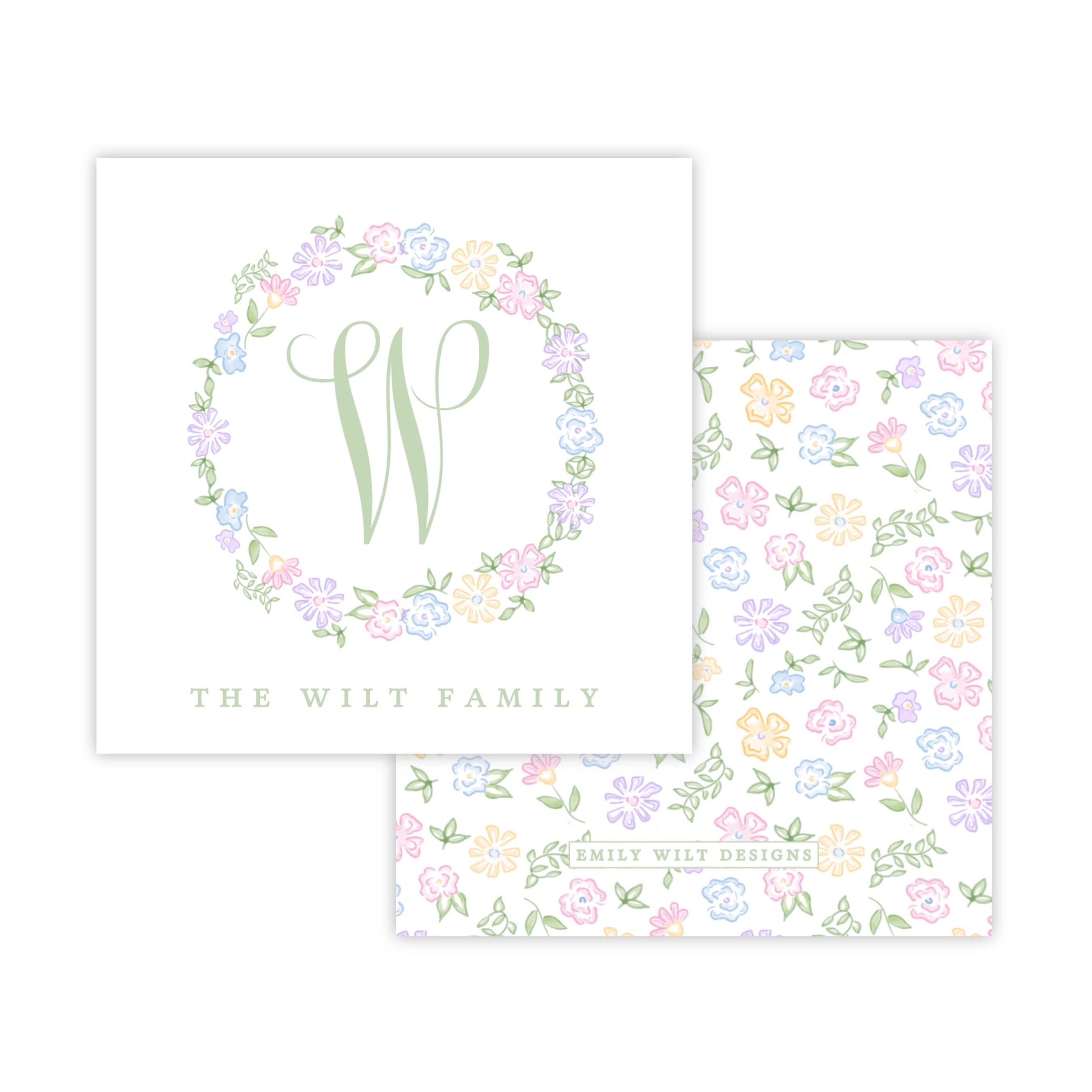 Printable Enclosure Cards, Printable Gift Tag, Ditsy Floral Enclosure ...