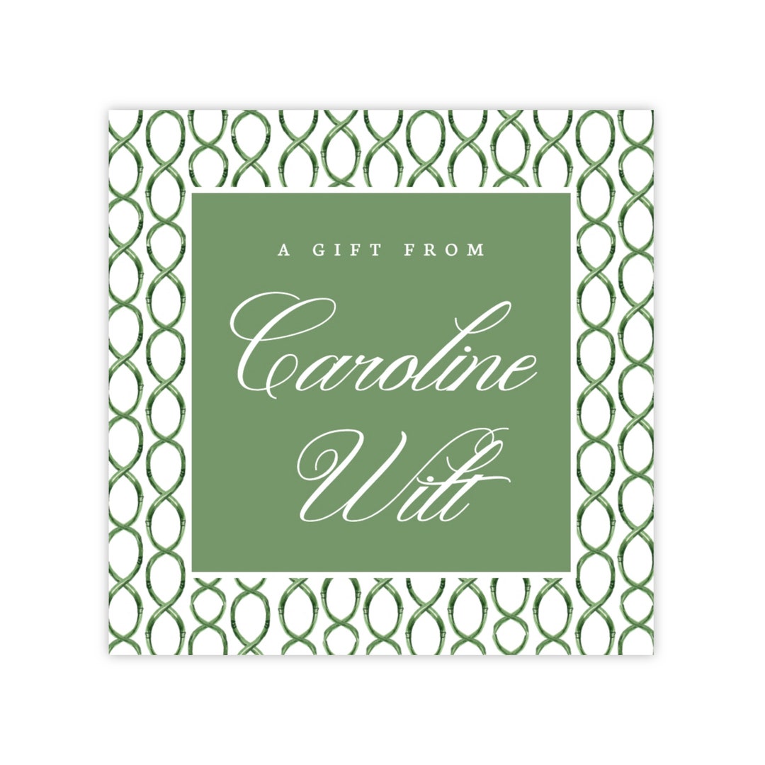 PRINTABLE Self-edit Gift Tag Template by Emily Wilt Designs | Printing ...