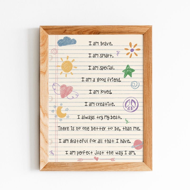 Affirmation Wall Art - Etsy
