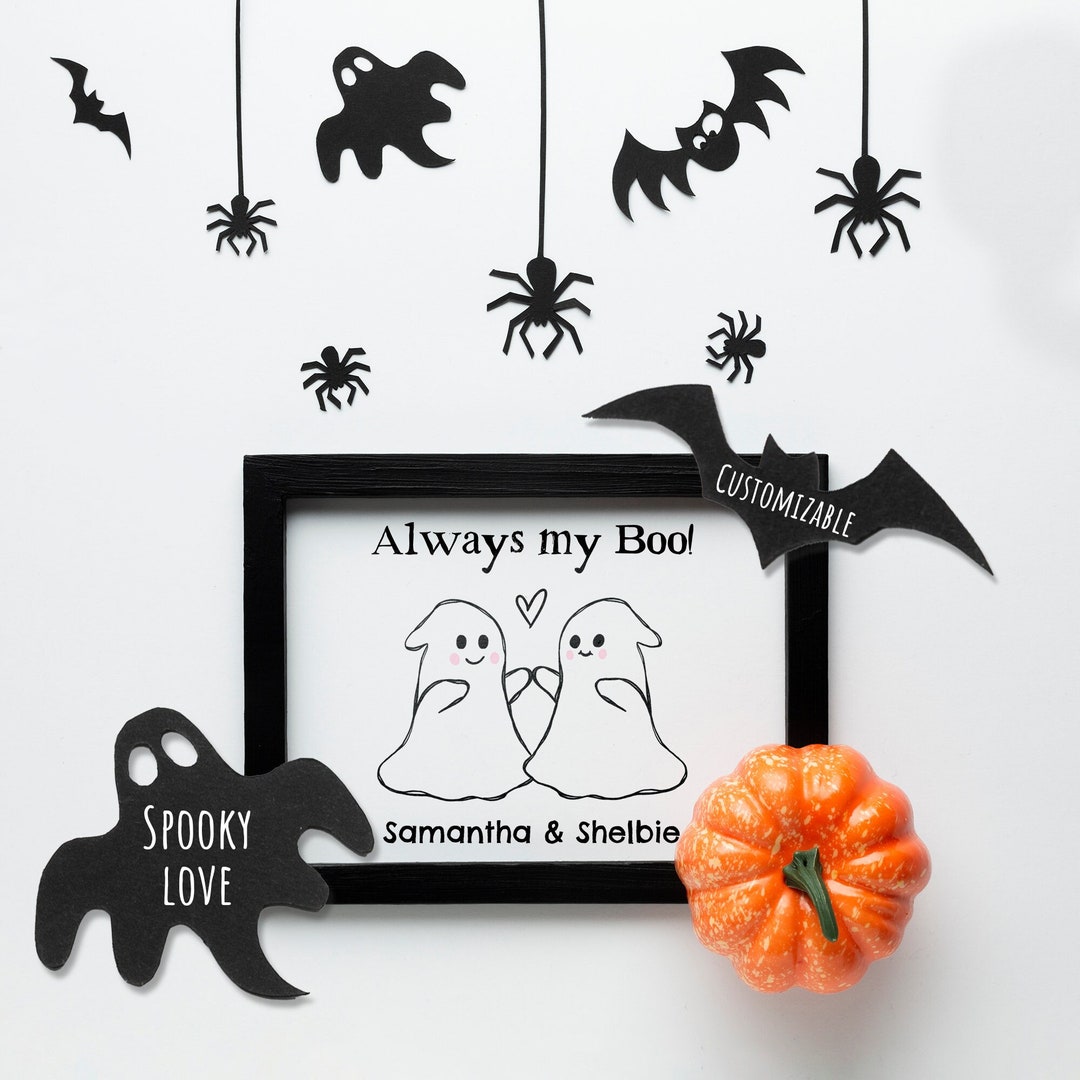 Always My Boo Ghost Couple Gift|halloween Decor|couples|custom||forever ...